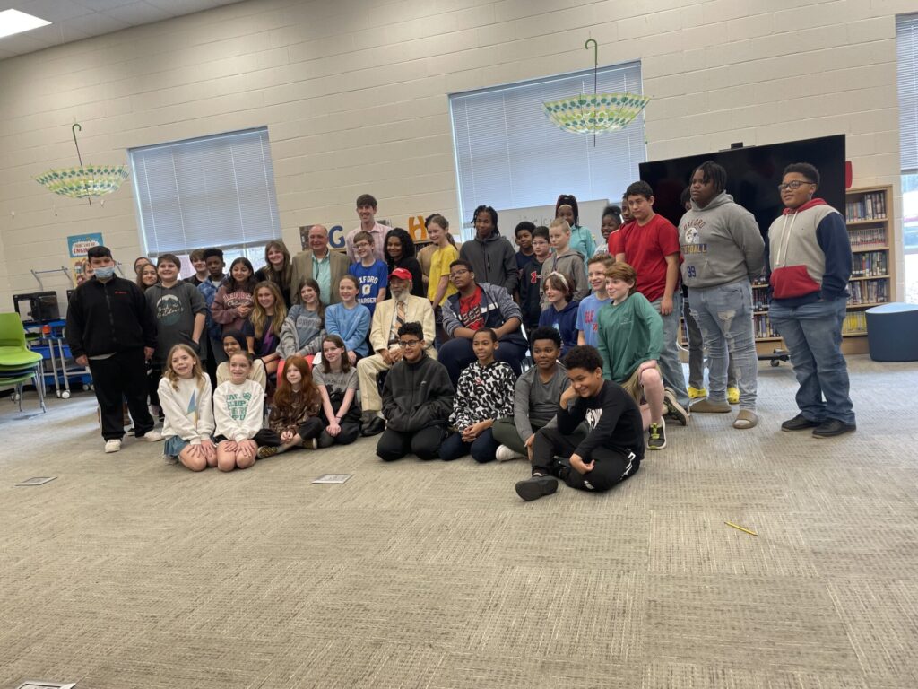 James Meredith Visits with Oxford Intermediate Students - HottyToddy ...