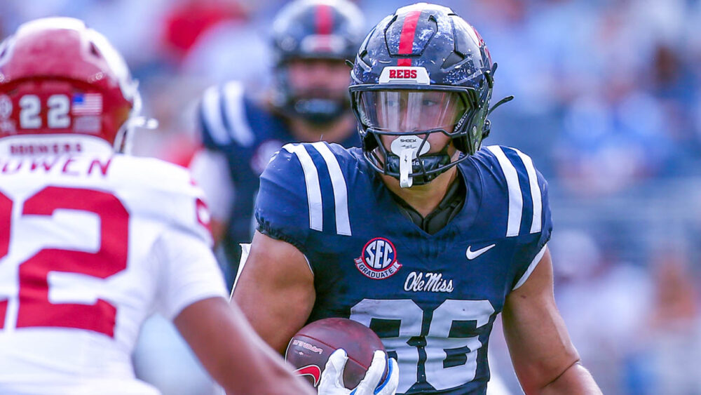 Ole Miss tight end Caden Prieskorn on Big Day Against Oklahoma ...