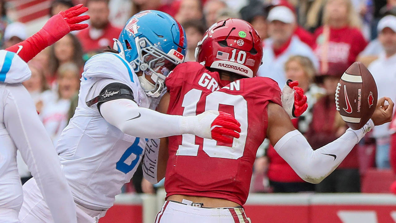 Ole Miss' TJ Dottery on Forcing Early Fumble That Got Touchdown ...